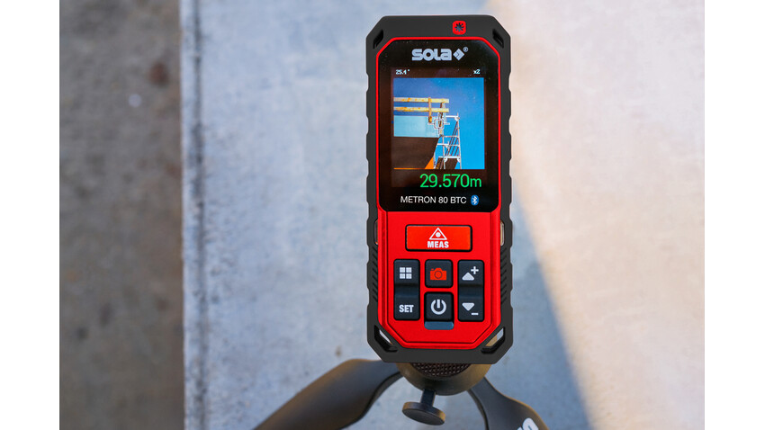 LASER-ENTFERNUNGSMESSER MIT BLUETOOTH - 80 meter