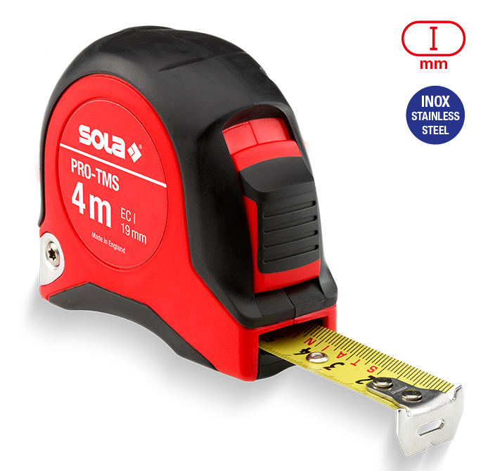 Rollmeter Klasse 1 PRO-TMS 4 m | bei Sola.at