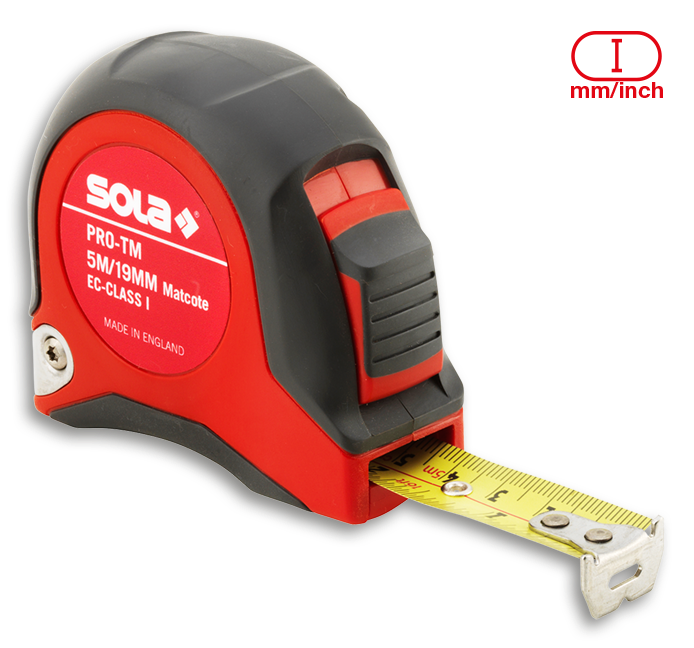 Rollmeter Inch Klasse 1 PRO-TM ME 3 - 8 m | bei Sola.at