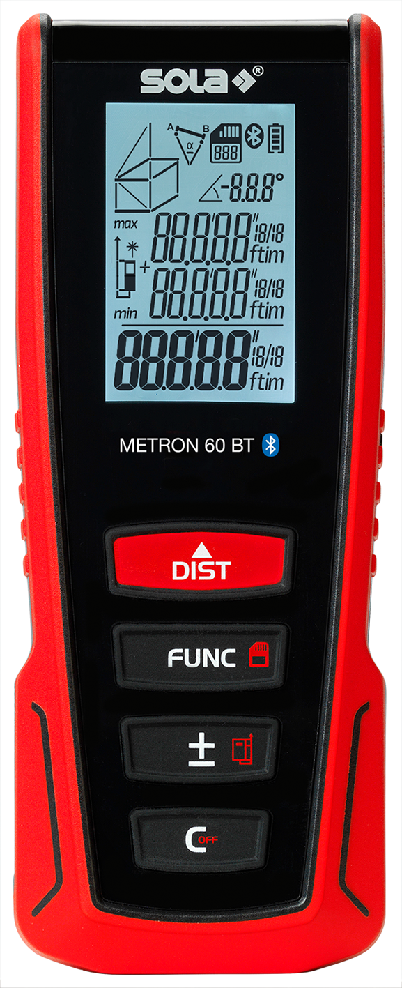 SOLA METRON 60 BT laser distance measurer 200 ft